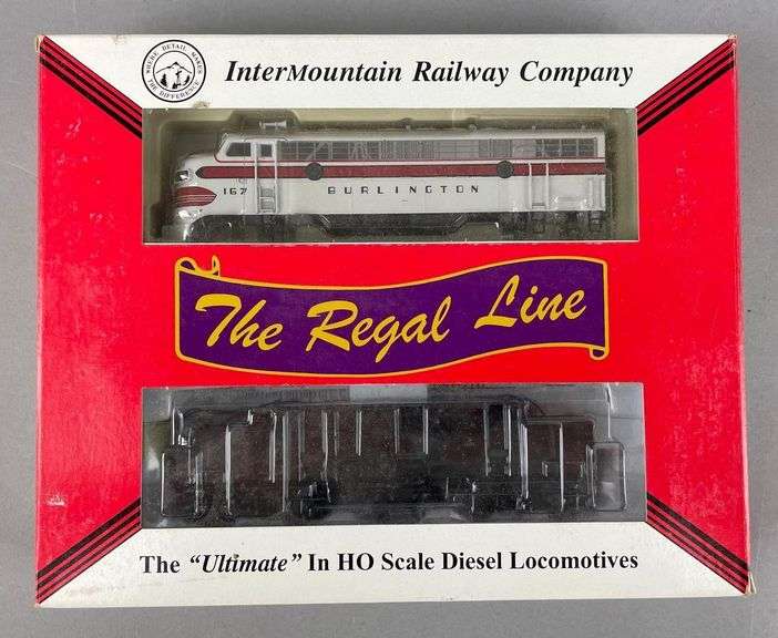 Intermountain Railway Co. HO Scale EMD F-7A Locomotive with Drive ...