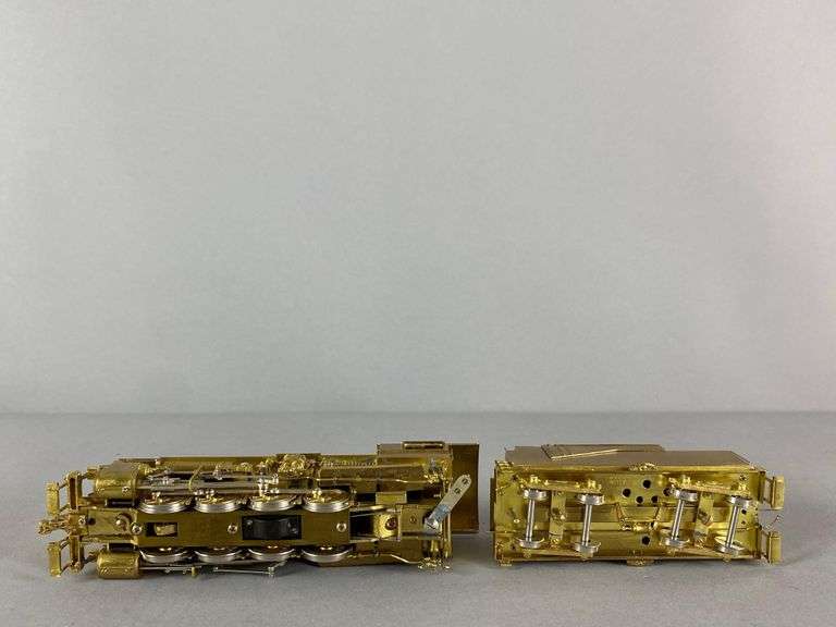 Overland Models Brass HO Scale 0-8-0 CB and Q Locomotive and Tender ...