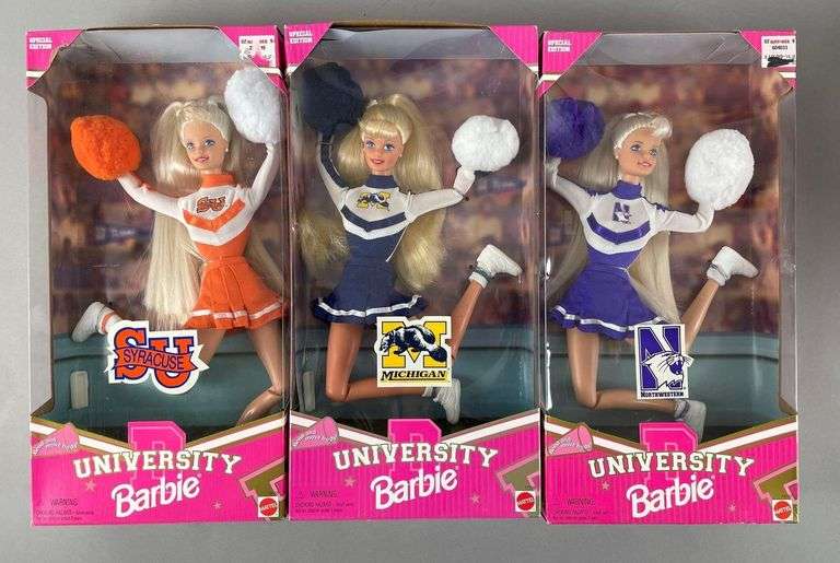Group of 1996 Mattel Barbie University Fashion Dolls - Matthew Bullock ...