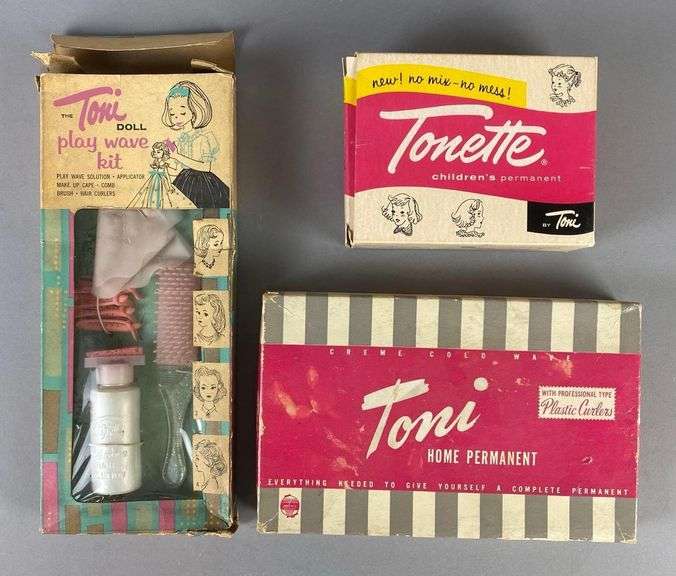Group of Vintage Ideal Toni Accessory Sets - Matthew Bullock Auctioneers