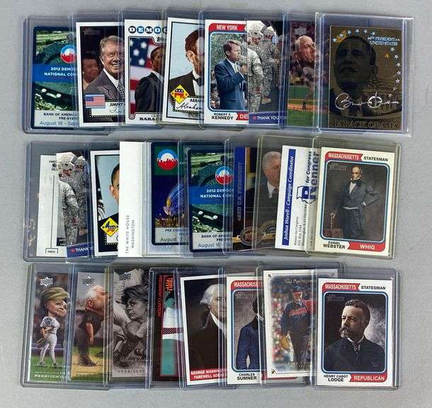 Group of US Political Trading Cards - Matthew Bullock Auctioneers