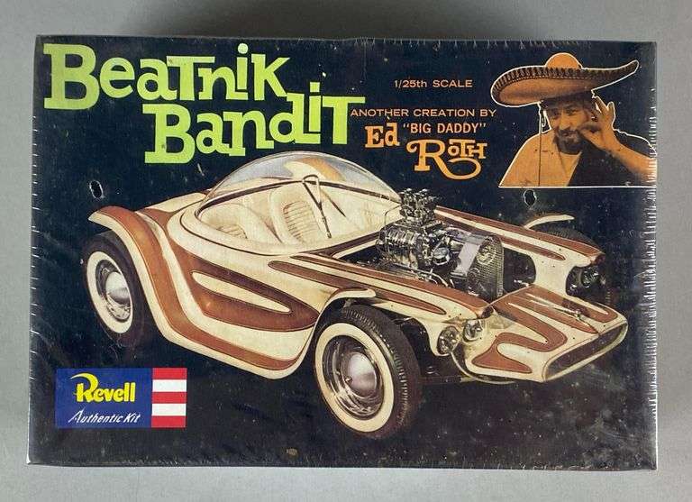 1963 Revell Ed Roth Beatnik Bandit Plastic Model Kit - Matthew Bullock ...