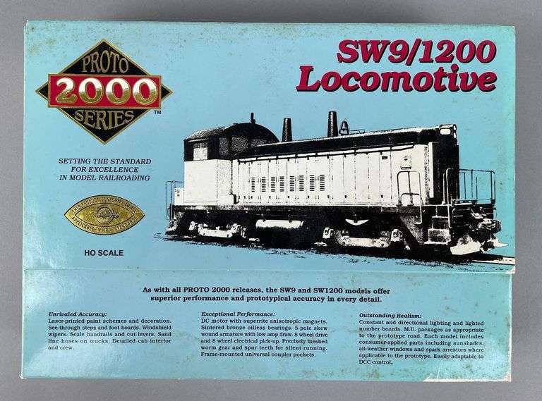 Proto Series 2000 HO Scale SW9 / 1200 Burlington Locomotive - Matthew ...