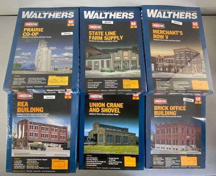 Group of 6 Walthers Miniature Building Model Kits - Matthew Bullock ...