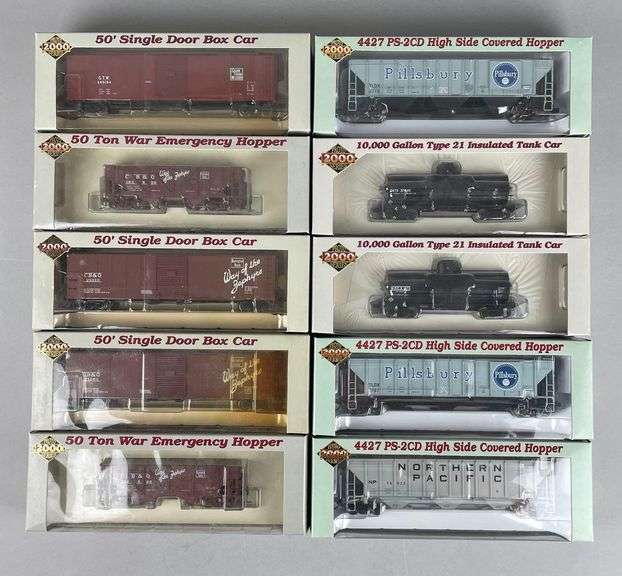 Group of Proto 2000 Series HO Scale Train Cars - Matthew Bullock ...