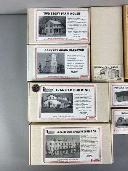 Group of Miniature Building Model Kits and More - Matthew Bullock ...