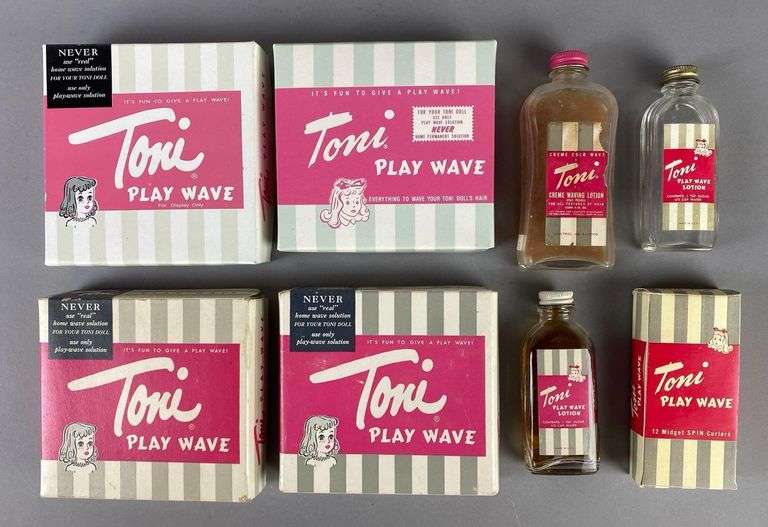 Group of Vintage Ideal Toni Play Wave Kits and More - Matthew Bullock ...