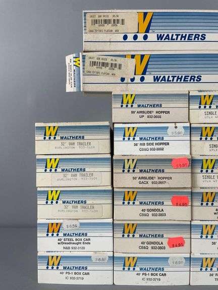 Group of Walthers HO Scale Train Car Model Kits - Matthew Bullock ...