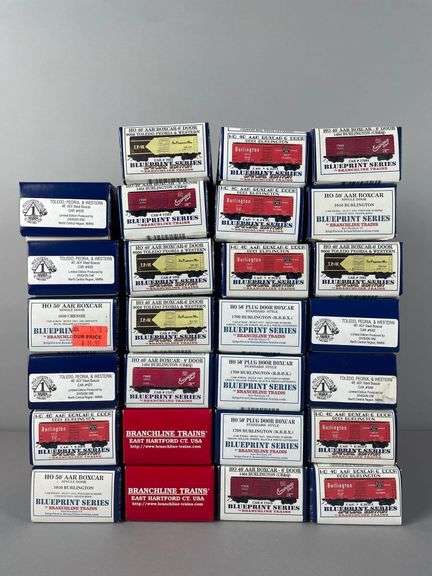 Group of Branchline Blueprint Series HO Scale Train Car Model Kits ...