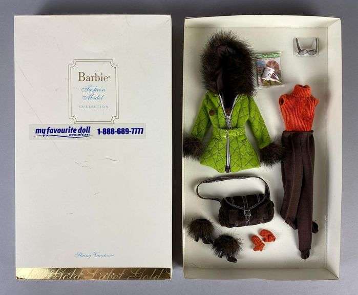 2004 Mattel Barbie Fashion Model Collection Skiing Vacation Fashion ...