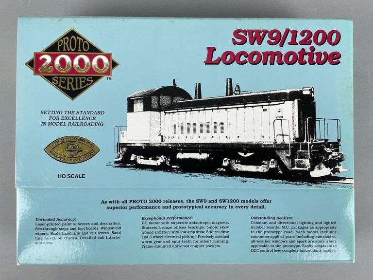 Proto Series 2000 HO Scale SW9 / 1200 Burlington Locomotive - Matthew ...