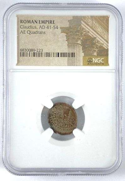 NGC Certified Ancient Roman Empire Claudius Coin - Matthew Bullock ...
