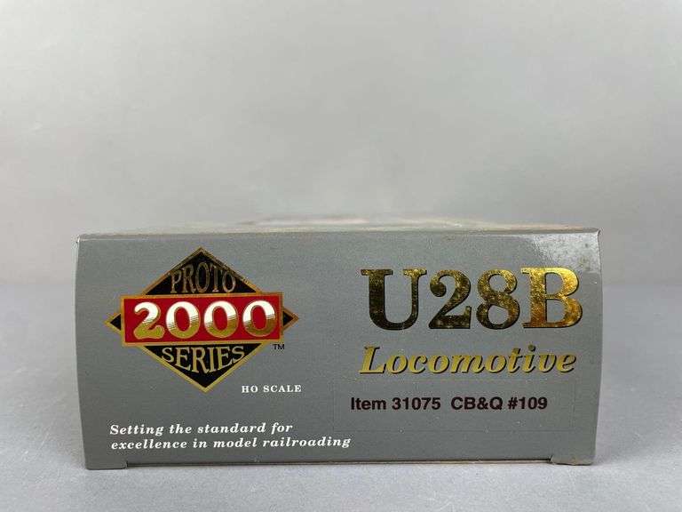 Proto Series 2000 HO Scale U28B Burlington Locomotive - Matthew Bullock Auctioneers
