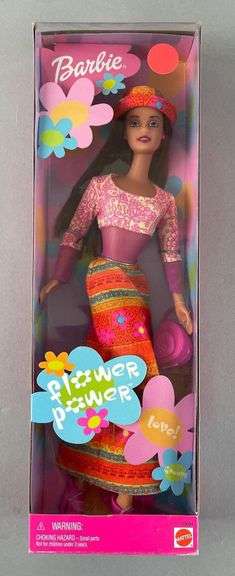 2000 Mattel Flower Power Barbie Fashion Doll - Matthew Bullock Auctioneers
