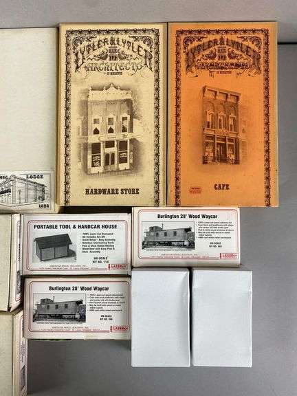 Group of Miniature Building Model Kits and More - Matthew Bullock ...