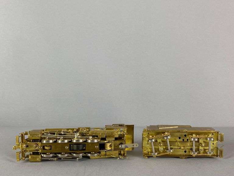 Overland Models Brass HO Scale 0-8-0 CB and Q Locomotive and Tender ...