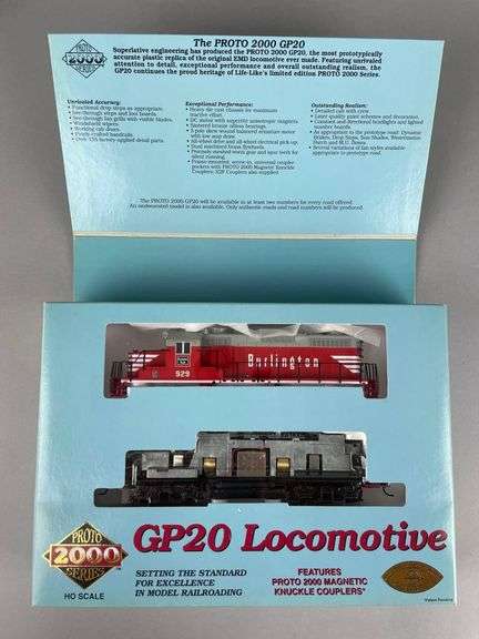 Proto Series 2000 HO Scale GP20 Burlington Locomotive - Matthew Bullock ...