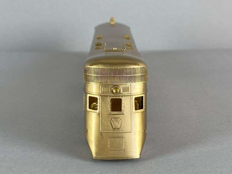 NJ International Brass HO Scale No. 4663 PRR Gas Electric Locomotive ...