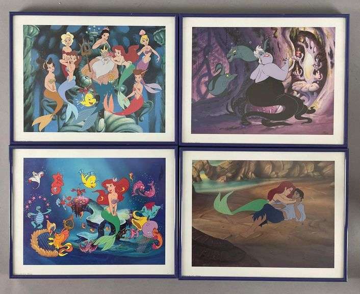 Group of Disney The Little Mermaid Art Prints - Matthew Bullock Auctioneers