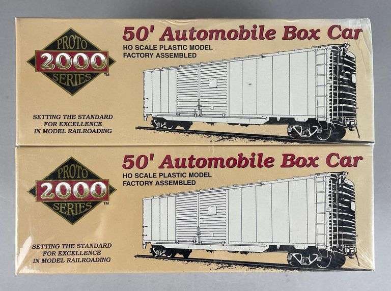 Group of Proto 2000 Series HO Scale Model Kit Box Cars - Matthew ...