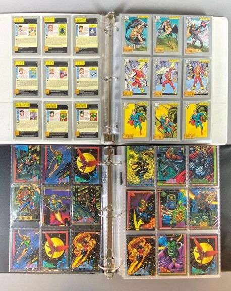 Group of Marvel and DC Comics Trading Cards - Matthew Bullock Auctioneers