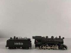 Atlas United Brass HO Scale 2-8-0 No. 1950 Santa Fe Locomotive And ...