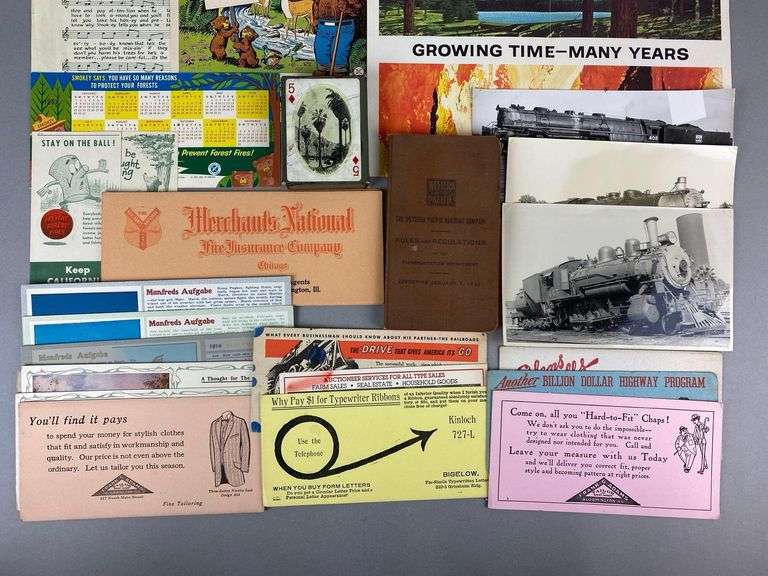 Group of Assorted Ephemera Items - Matthew Bullock Auctioneers