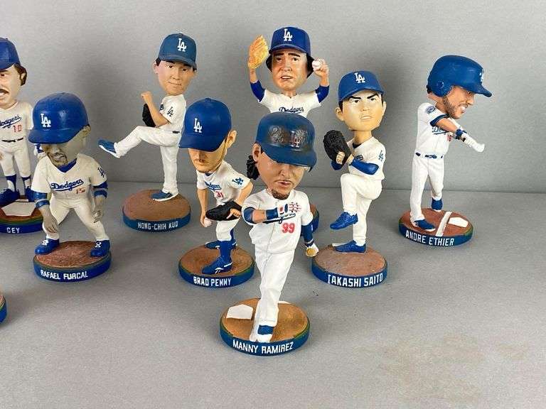Group of 11 Los Angeles Dodgers Baseball Player Bobbleheads - Matthew ...