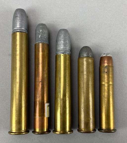 Group of 5 Elephant Rifle Cartridges - Matthew Bullock Auctioneers