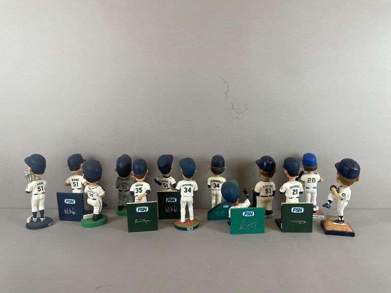 Group of Seattle Mariners Baseball Bobbleheads - Matthew Bullock ...