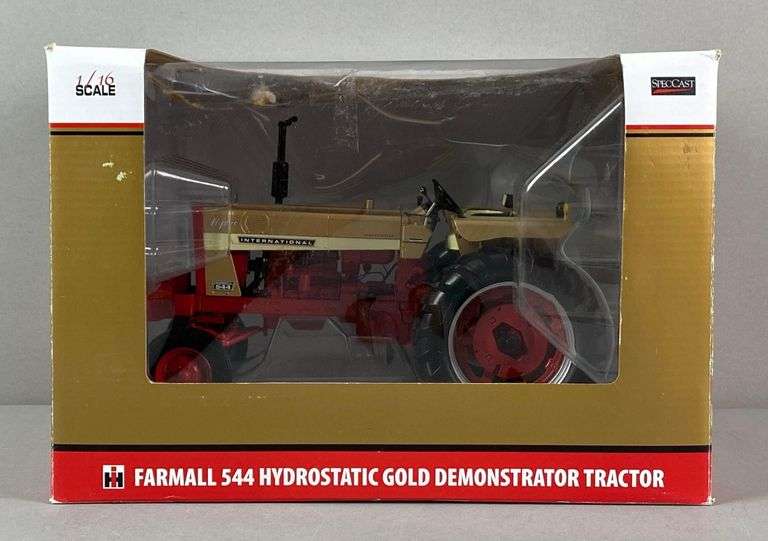 SpecCast IH Farmall 544 Hydrostatic Gold Demonstrator Tractor - Matthew ...