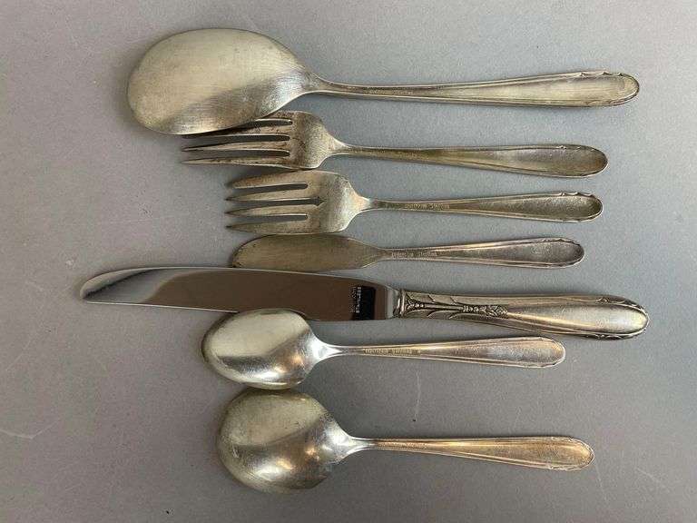 Group of Heirloom Sterling Silver Flatware - Matthew Bullock Auctioneers