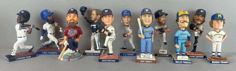 Group of Milwaukee Brewers Baseball Bobbleheads - Matthew Bullock ...
