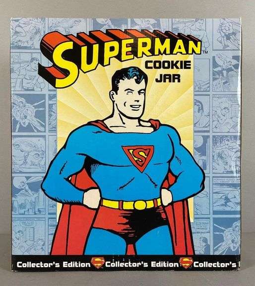 1998 Collectors Edition Clay Art Superman Cookie Jar - Matthew Bullock ...