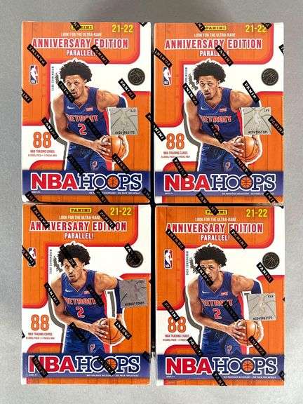 4 - 2021 -22 Hoop Basketball Blast Boxes - Matthew Bullock Auctioneers