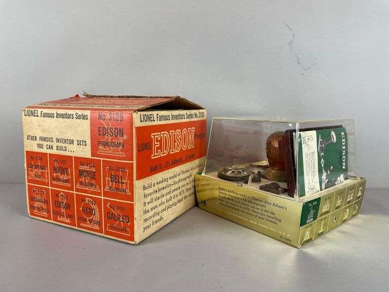 Vintage Lionel Famous Inventors Series Edison Phonograph Kit - Matthew ...