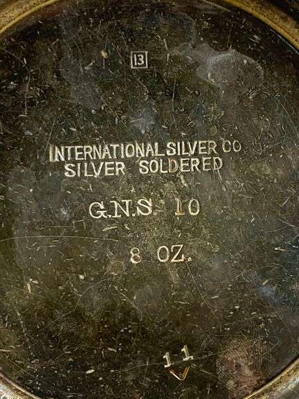 International Silver Co. Silver Plated and Soldered Syrup Pitcher ...