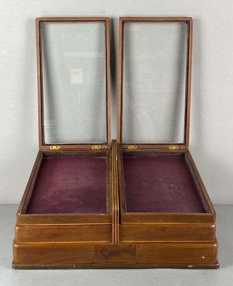 Vintage Swank Jewelry Multi-Tier Display Case - Matthew Bullock Auctioneers