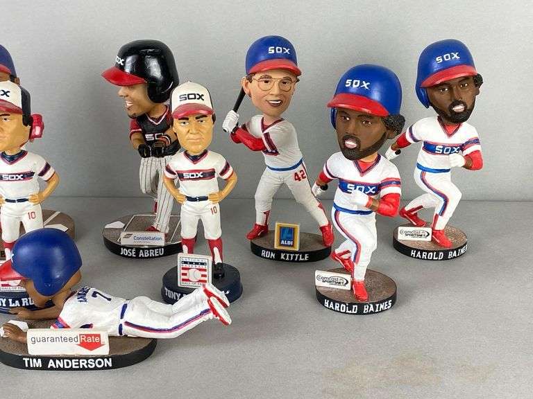 Group of 10 Chicago White Sox Baseball Player Bobbleheads - Matthew ...