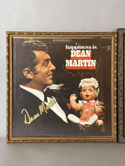 Group of 2 Signed Dean Martin Vinyl Records with Dream Fulfillment COAs - Matthew Bullock ...