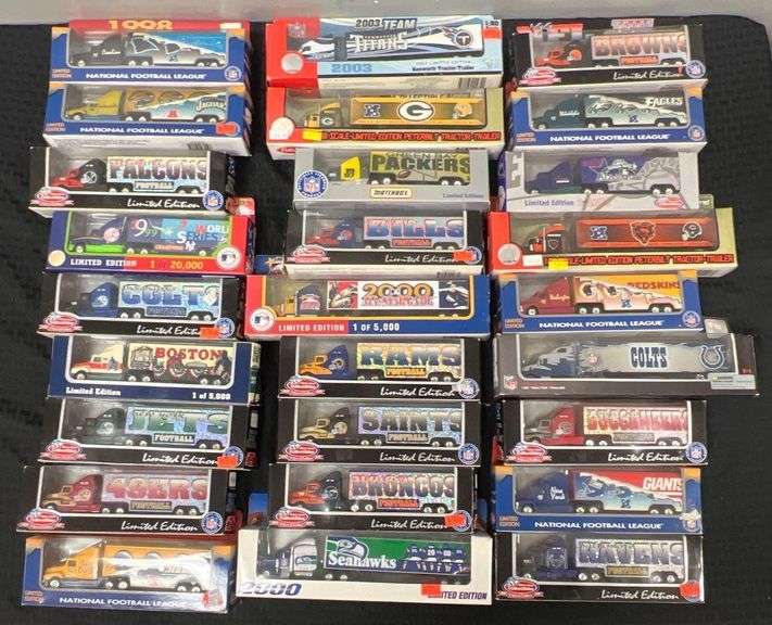 Group of Limited Edition NFL Die-Cast Semi Trucks - Matthew Bullock ...