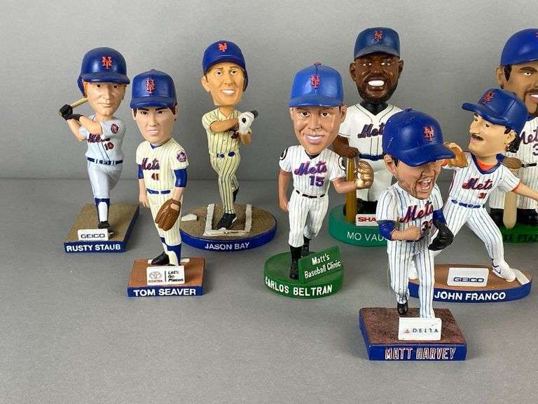 Group of 10 New York Mets Baseball Player Bobbleheads - Matthew Bullock ...