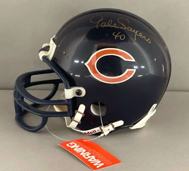 Gale Sayers Signed Chicago Bears Mini Helmet with JSA COA - Matthew ...