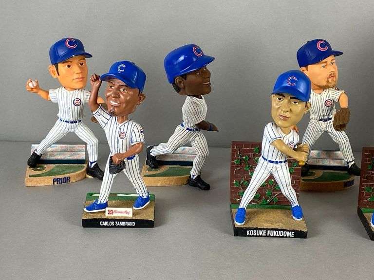 Group of 8 Chicago Cubs Baseball Player Bobbleheads - Matthew Bullock ...