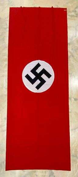 WW2 German Double-Sided Banner - Matthew Bullock Auctioneers