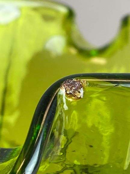 Blenko Style Green Art Glass Water Double Pitcher - Matthew Bullock ...