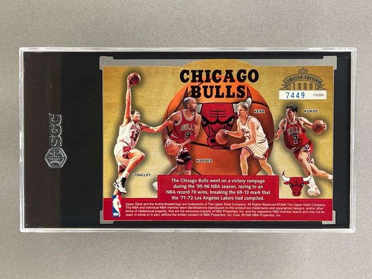 1996 Upper Deck Authenticated Memorabilia Rodman/ Jordan/ Pippen, and ...