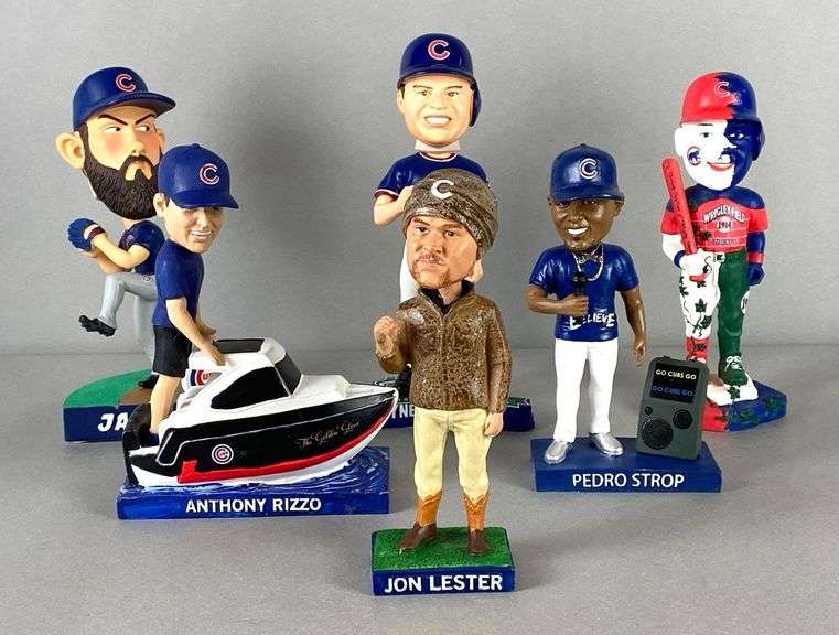 Group of 6 Chicago Cubs Baseball Player Bobbleheads - Matthew Bullock ...