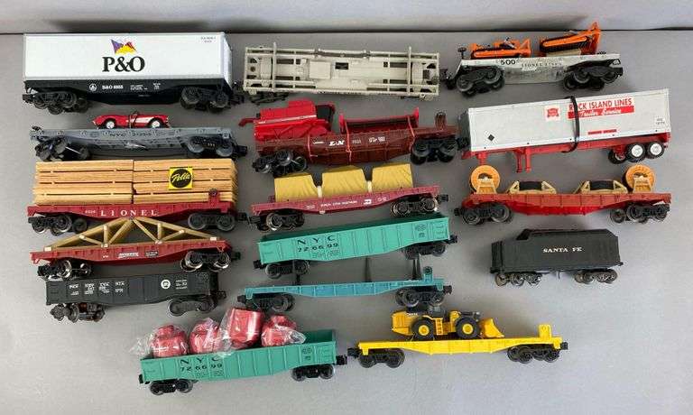 Group of O Scale Train Cars - Matthew Bullock Auctioneers