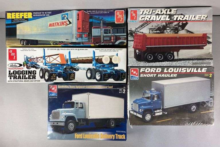 Group of Tractor Trailer Plastic Model Kits and More - Matthew Bullock ...